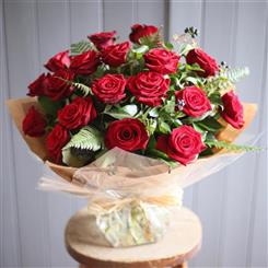 24 Red Roses Flower Scene Florists Launceston